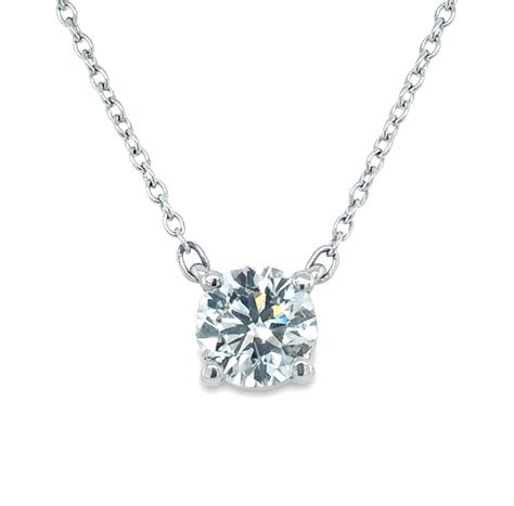 White Gold Lab Grown Diamond Pendant Argo And Lehne Jewelers