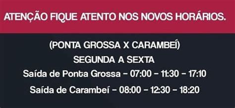 HORARIO DE ONIBUS PONTA GROSSA Metropolitano HORARIO DE ONIBUS BRASIL