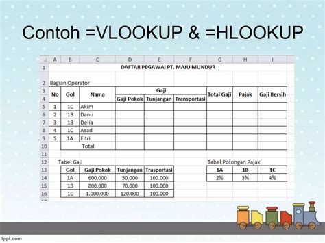 Hlookup Dan Vlookup Ppt