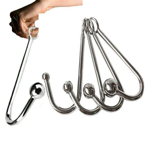 Anal Hook Mit Kugel Und Ring Edelstahl Anal Haken Ring Sexspielzeug