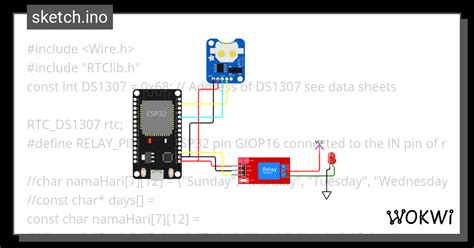 Lampu Relay Rtc Wokwi Esp32 Stm32 Arduino Simulator