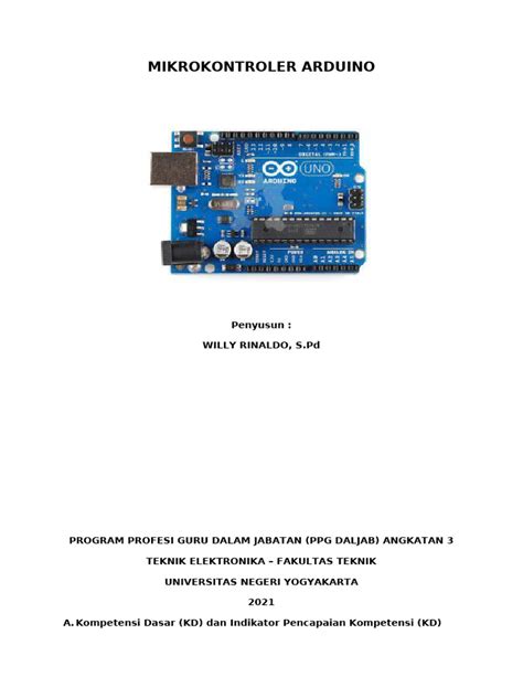 Materi Ajar Mikrokontroler Arduino Pdf