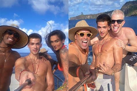 João Guilherme Posa Ao Lado De Paulo André Gabi Melim E Leo Picon Em