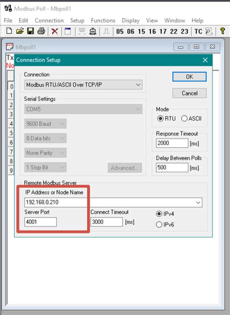 Настройка симуляции Modbus Rtu Over Tcpip Хабр