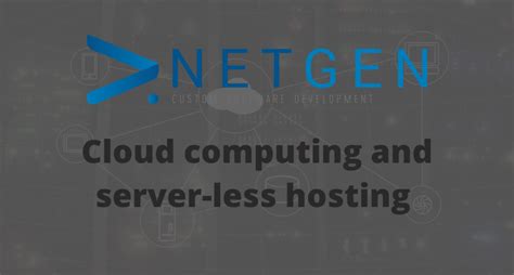Cloud Computing And Server Less Hosting
