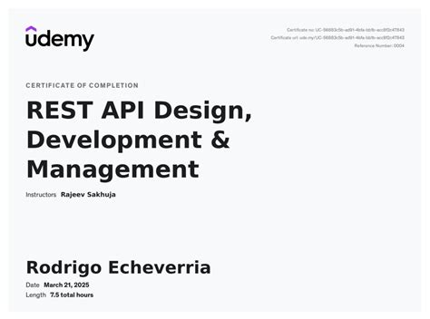 Im Happy To Share That Ive Obtained A New Certification Rest Api Design Development