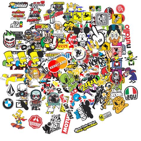 Kit 8 P5 Cartelas Adesivos Carro Moto Caminhão Atacado Bike Shopee Brasil