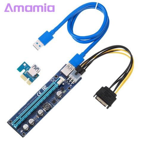 Amamia Pci E Riser Card Easy Disassembly Pci E 1x To 16x Graphics Card Expansion Board Darazpk