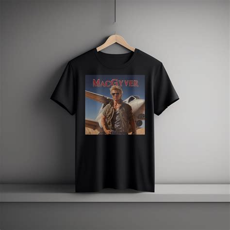 Macgyver Inspired Digital Art For Versatile T Shirt Printing Etsy