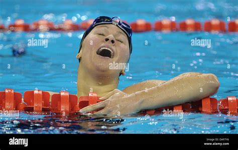Swimmer Elisabeth Beisel Of Usa Celebrates After Winning The 400m