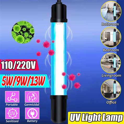 Uv Sterilizer Germicidal Lamp Led Ultraviolet Light Bar Tube 5 9 13w Uv