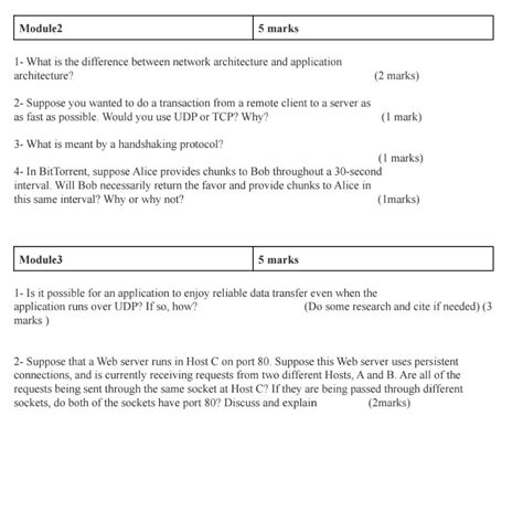 Solved Module Marks What Is The Difference Between Chegg
