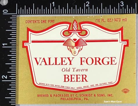 Valley Forge Old Tavern Beer Label