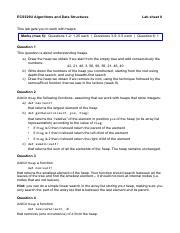Lab Pdf Ecs U Algorithms And Data Structures Lab Sheet This Lab