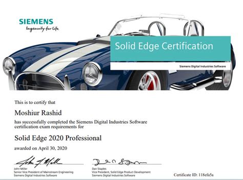 Solid Edge 2020 Professional Exam