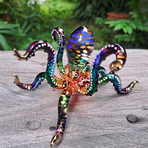 Blown Glass Octopus Etsy