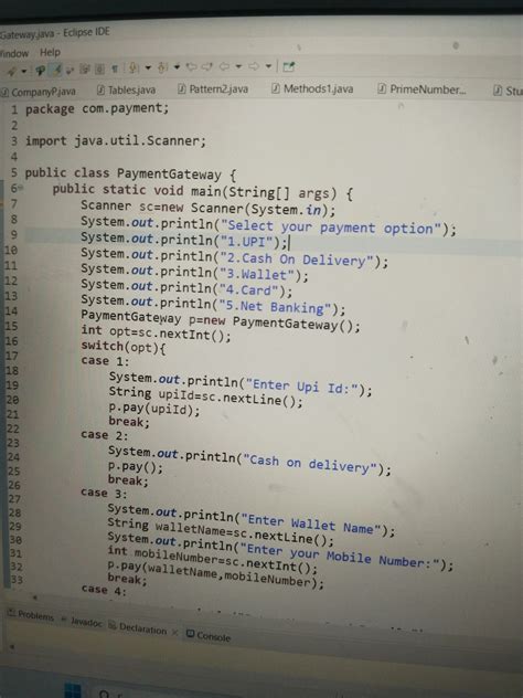 java methodoverloading paymentgateway softwareengineering sandhya