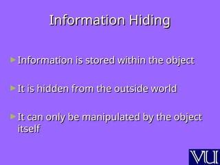 Data Encapsulation And Information Hiding Ppt