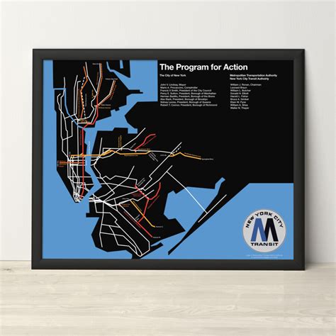 Mta Program For Action 1969 Vanmaps