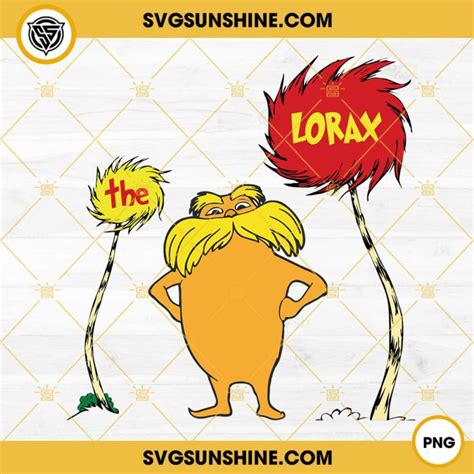 The Lorax Png Dr Seuss Characters Png Dr Seuss Day Png