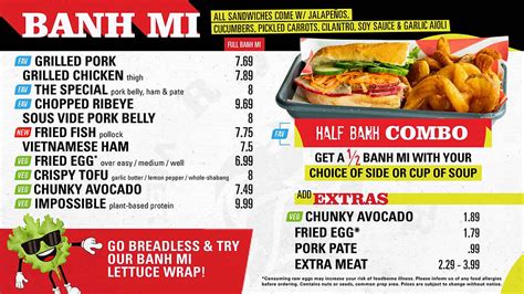 Menu Roostar
