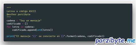 Funciones Ord Y Chr En Python Parzibyte
