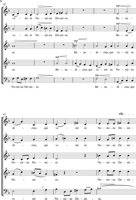 Sanctus From Missa Brevis Musicasacra Church Music Forum
