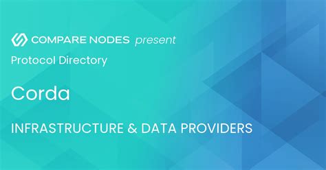 Corda Directory Top 3 Corda Rpc Providers Nodes And Data Api Services