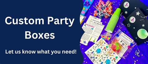 Custom Party Boxes Myclassroomparty