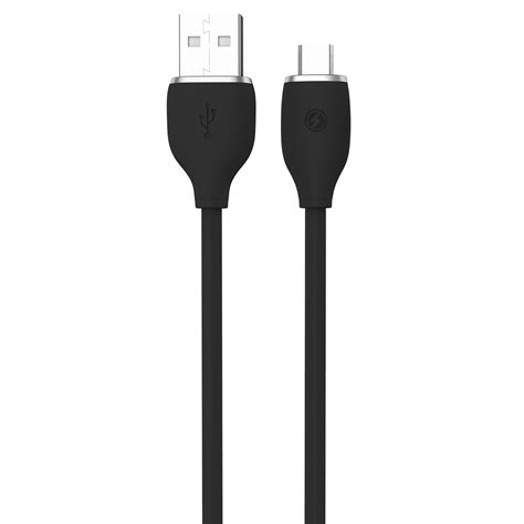 Cable Usb A Micro Usb Hypertech 1 M Tpe Negro Ht Cmu1m02 Delsol
