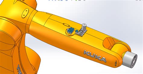 库卡kr10 1100 Cr六轴可运动关节洁净机器人solidworks 2012模型图纸下载 懒石网