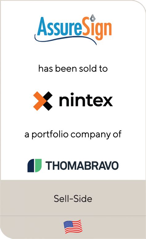 Assuresign Has Been Sold To Nintex A Portfolio Company Of Thoma Bravo