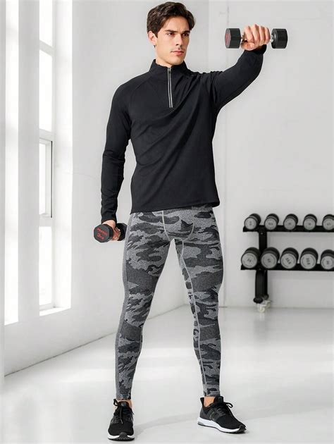 Manfinity Sport Corelite Boyfriend Style Men S Solid Color Stand Collar