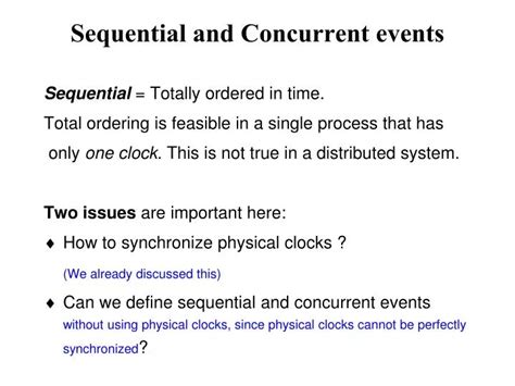 Ppt Sequential And Concurrent Events Powerpoint Presentation Free