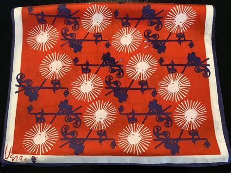 Vintage Vera Neumann Ladybug 1960s Long Red Purple White Etsy