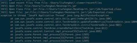 打开 rt jar 的时候发生 javafx 的线程异常 · issue 5 · classviewer classviewer · github