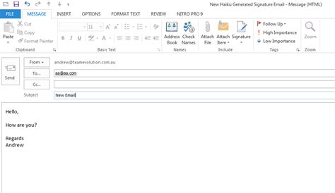 Haiku Candy Haiku Email Generator