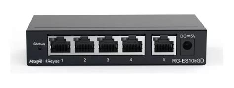 Switch 5 Puertos Gigabit No Administrable No Poe Ruijie