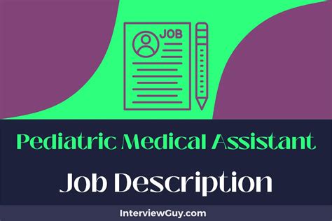 Pediatric Medical Assistant Job Description Updated For 2025