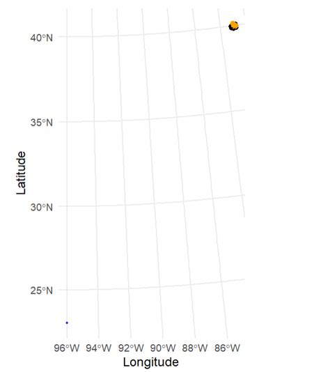 Polygon Keeping The Correct Coordinates When Converting To A Simple Feature In R Geographic