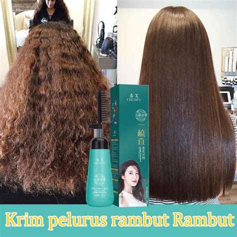 Jual Pelurus Rambut Permanen Membran Rambut Keratin Krim Pelurus Rambut