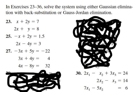 Solved Solve The System Using Either Gaussian Elimination