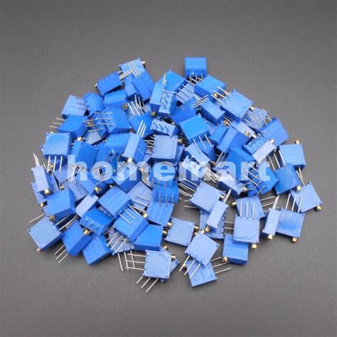 200PCS BOCHEN 3296 W 3296W-104 100K ohm Trim Pot Trimmer Potentiometer ...