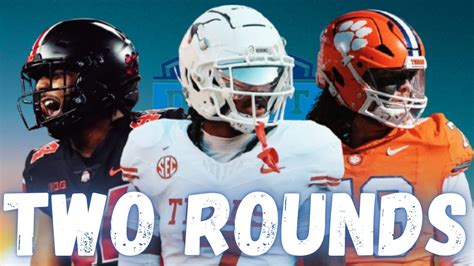 TWO ROUND Tankathon 2025 NFL Mock Draft Mock The Mock YouTube
