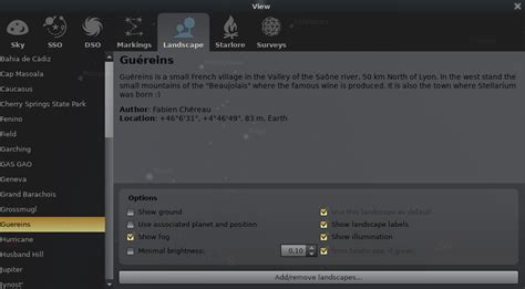 Landscape Not Remembered · Issue 1232 · Stellariumstellarium · Github
