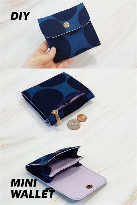 Diy Mini Wallet Mini Pouch Card And Coin Purse Sewing Tutorial