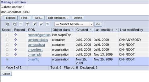 Suffix Does Not Show Up In The Webadmin Tool