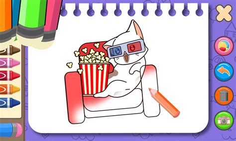 دانلود بازی Cute Cat Coloring Pages اندروید بازار