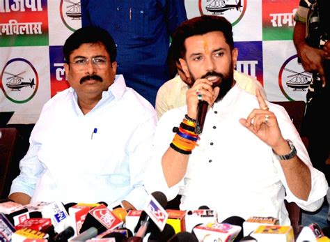 Lok Janshakti Party Ram Vilas Chief Chirag Paswan Addresses A Press