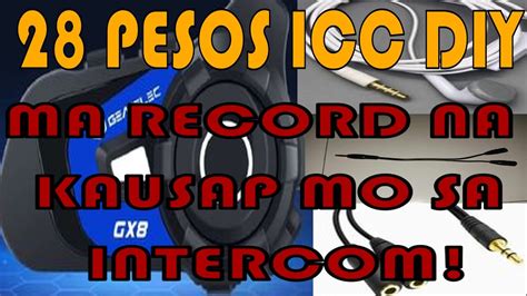 Intercom Camera Connect Diy Record Intercom Audio To Action Camera